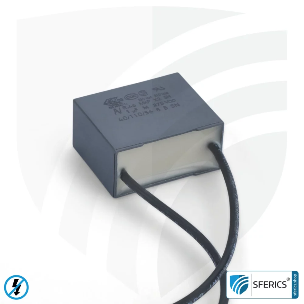 Netzfilter X21 1 µF | Kapazitätsfilter Dirty Electricity